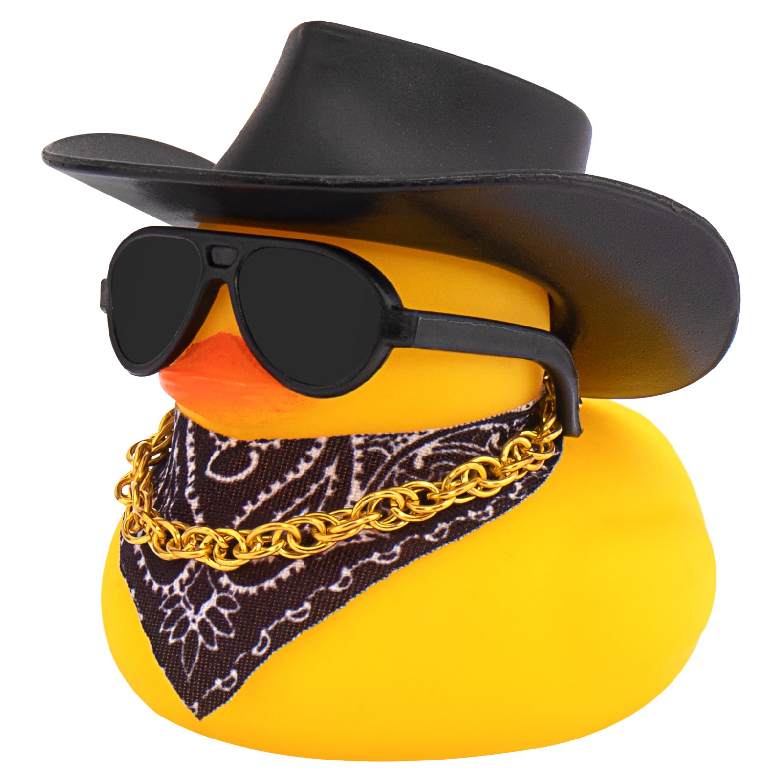 Amazon.com: wonuu Car Dashboard West Cowboy Hat Rubber Ducks ...