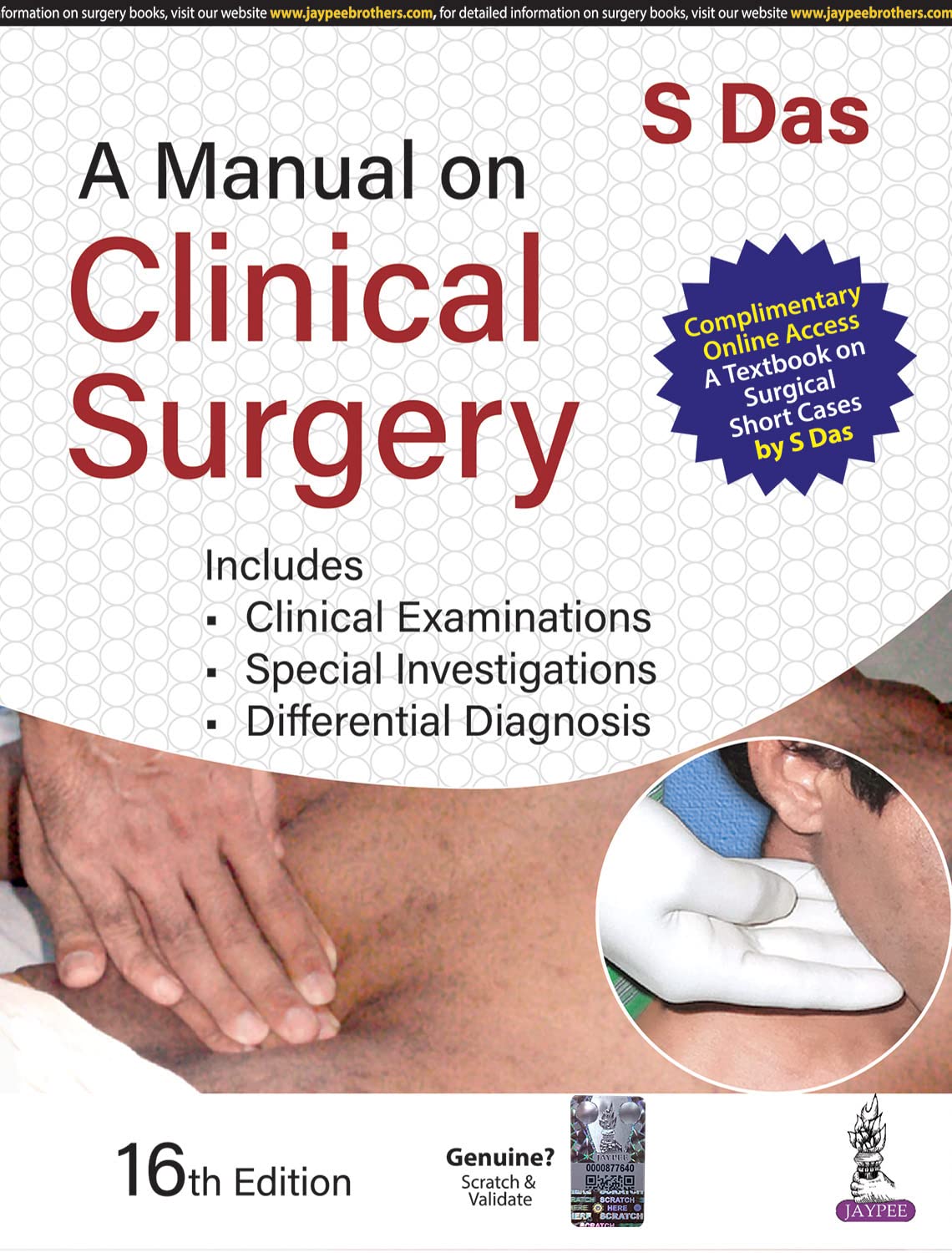 A Manual on Clinical Surgery: 9789356960756: Medicine & Health Science ...