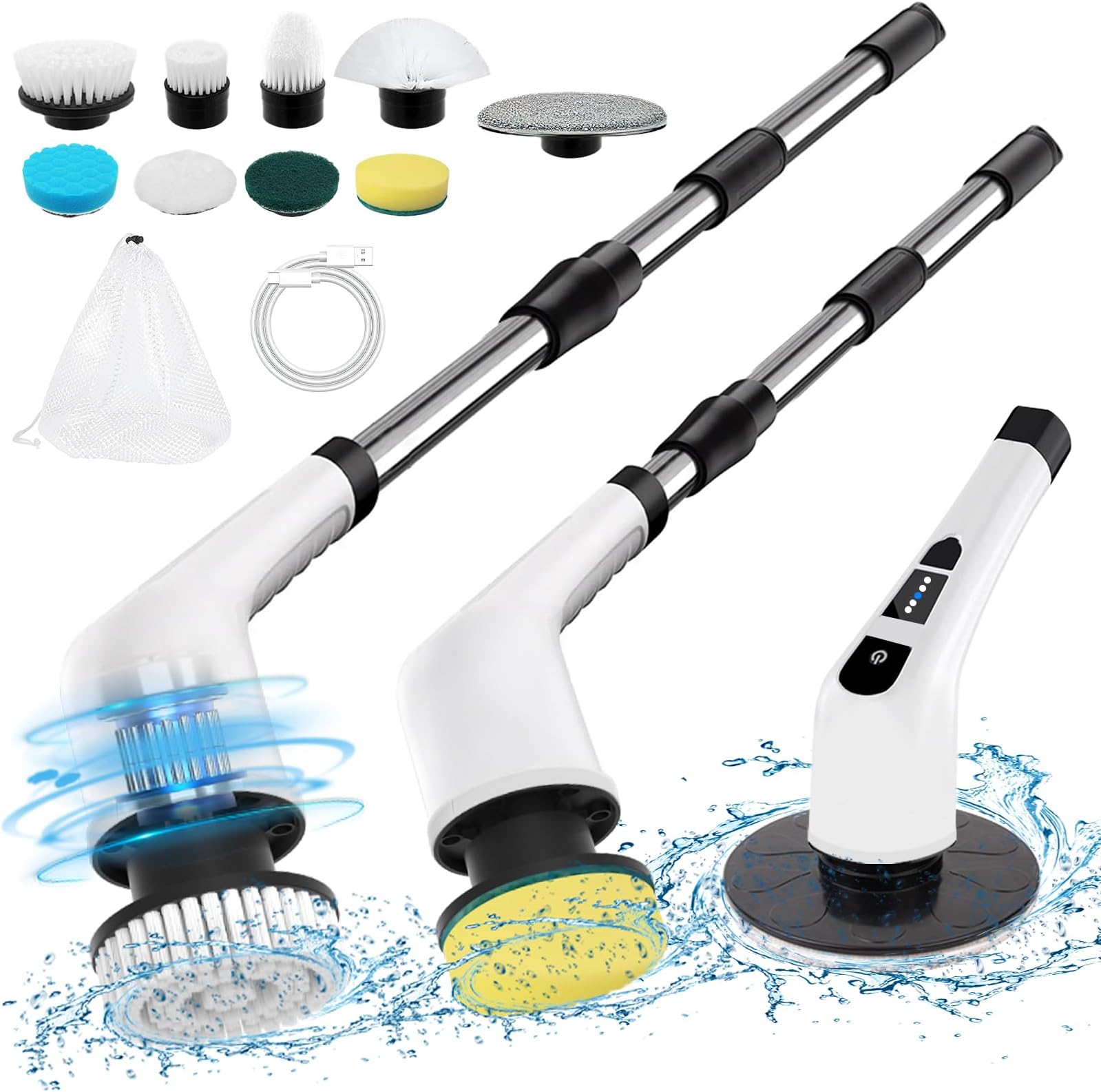 Amazon.com: Cordless Hand Held Power Scrubber for Cleaning ...