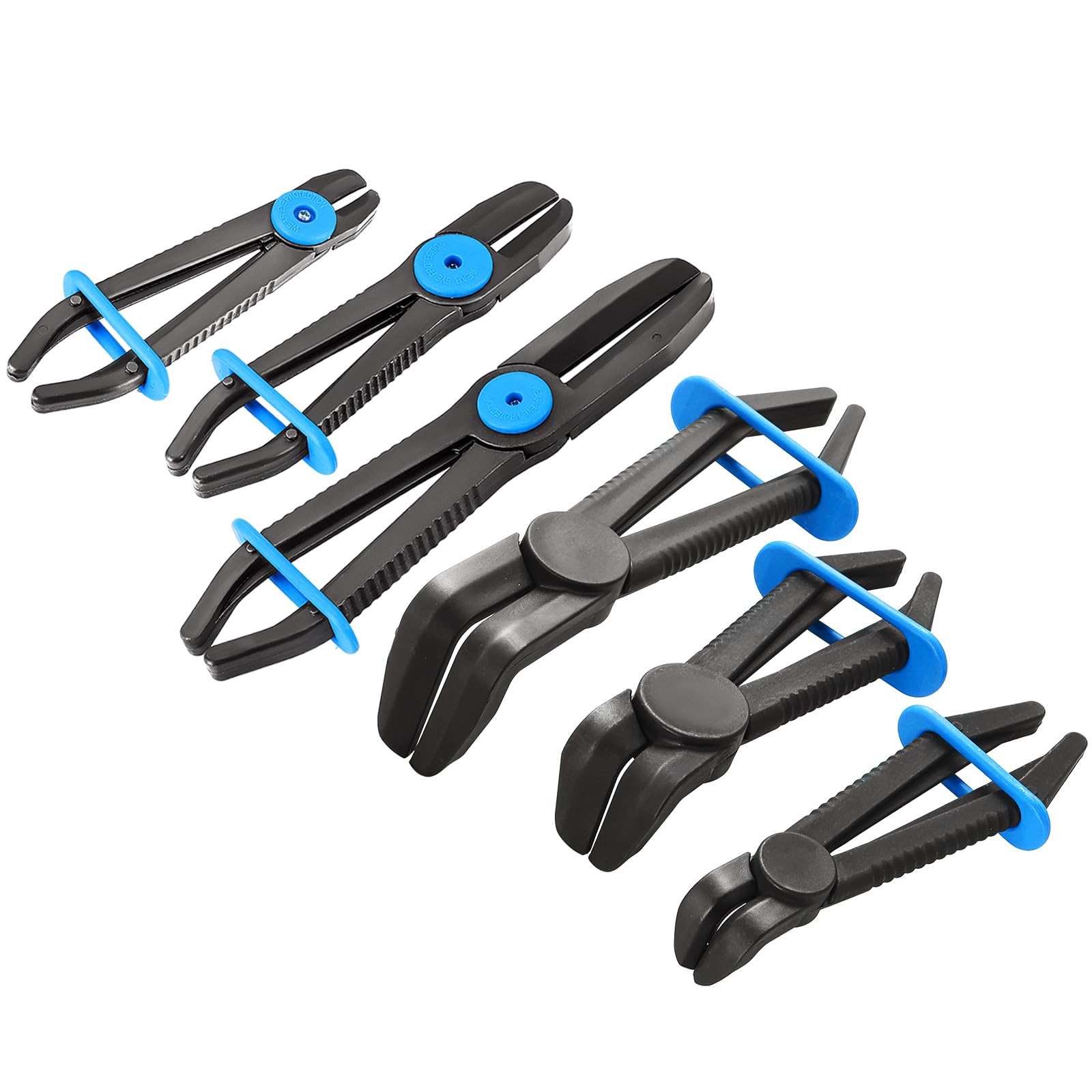 ATPEAM Hose Clamp Pliers Set - 6 PCS Plastic Fuel Line Clamp Pliers (3 ...