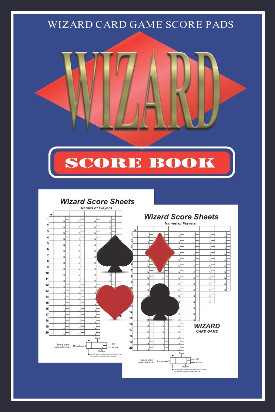 Buy Wizard Score Book: Wizard Card Game Score Pads: Wizard Cards Game ...