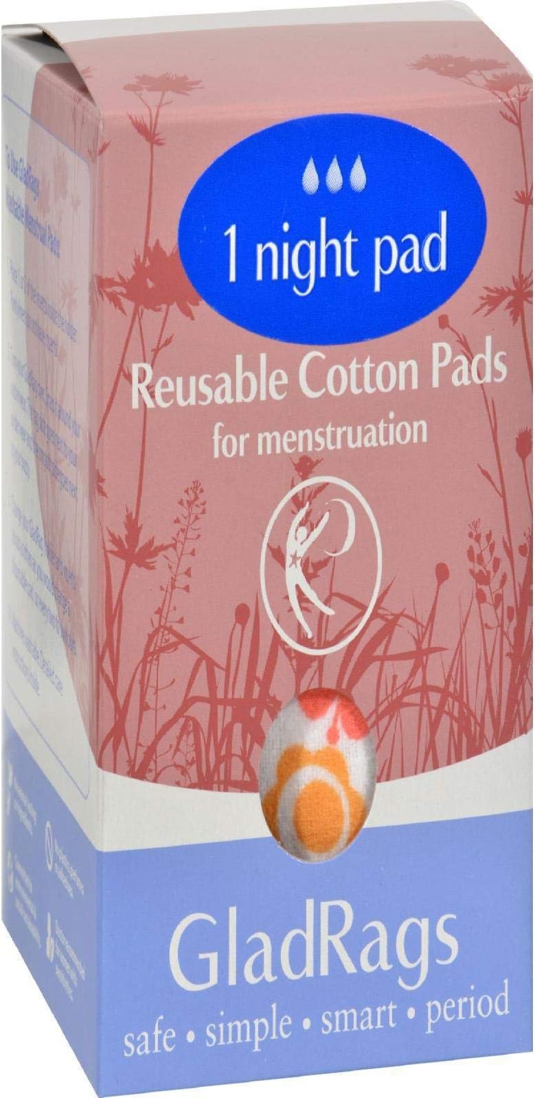 Amazon.com: Gladrags Organic Undyed Day Pads, 3 Count : Health & Household