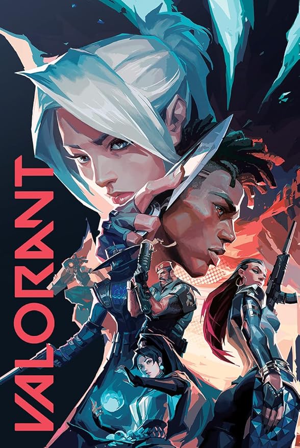 Amazon.com: CINEMAFLIX Valorant Game Poster Wall Art Measures 24 x 36 ...