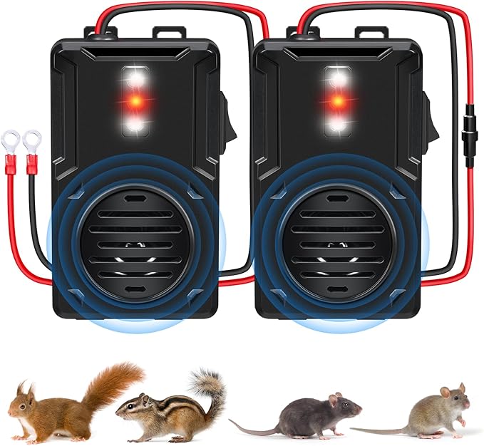 Amazon.com: 2 Pack Upgraded Car Mouse Repellent Under Hood Rat ...