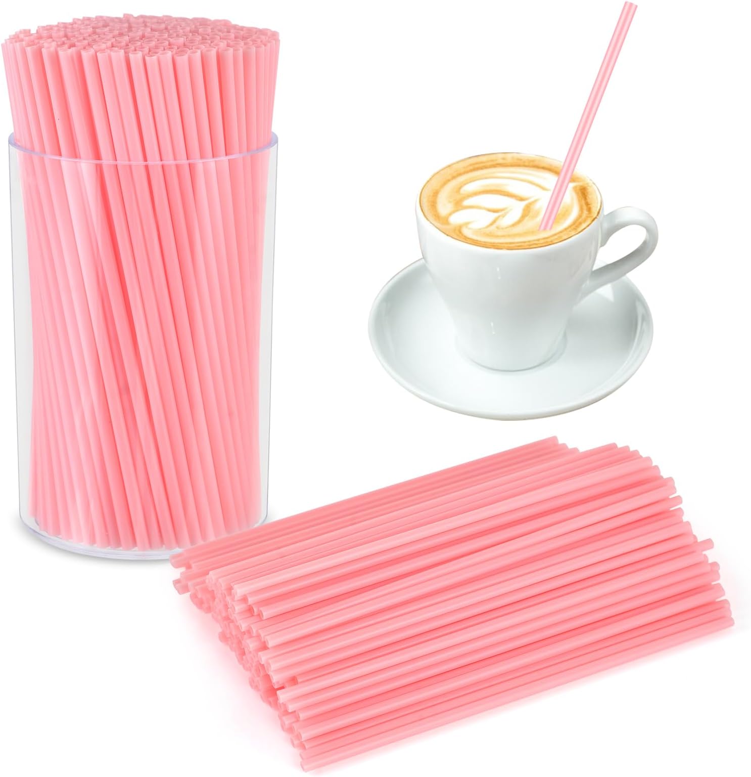 Amazon.com: Mr. Kitchen's Bulk Colorful Neon Drink Stirrers, Coffee ...