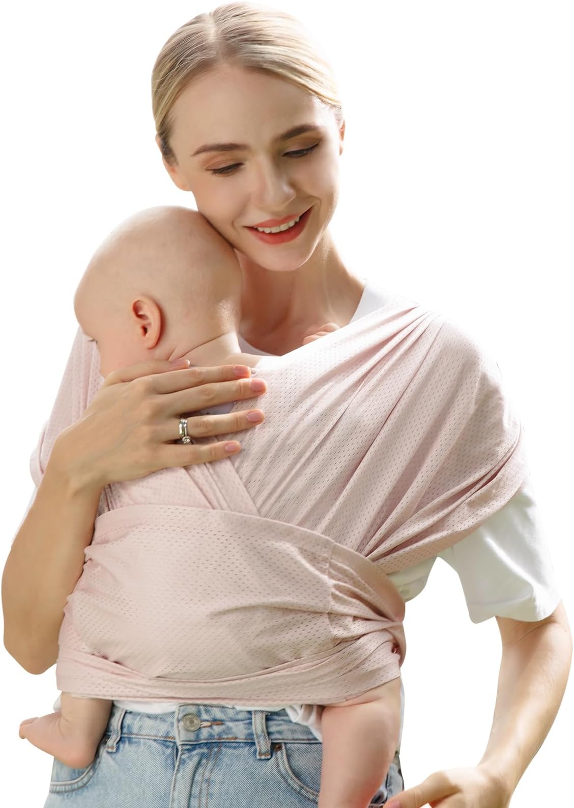 Amazon.com : Sleepy Wrap Stretchy Ergonomic Baby Carrier Sling for ...