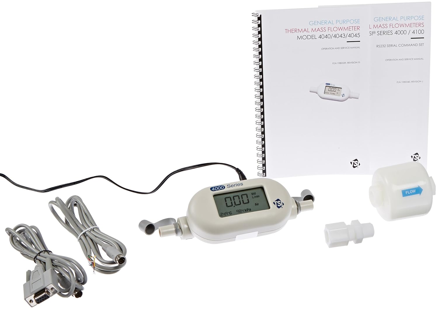 TSI Series 4000 General Purpose Thermal Mass High Flowmeter with LCD ...