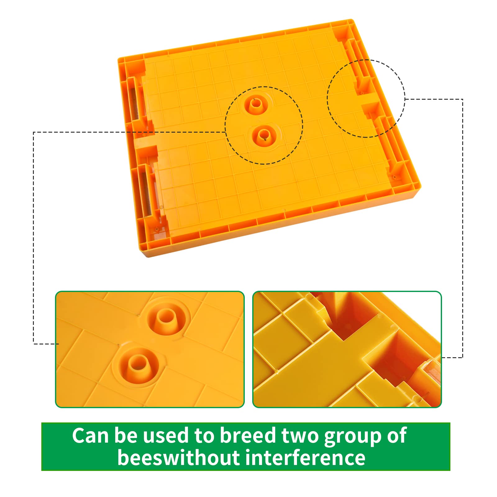 Upgraded Bee Feeder Langstroth 10 Frame Beehive Top Feeder 4.5L Bee ...