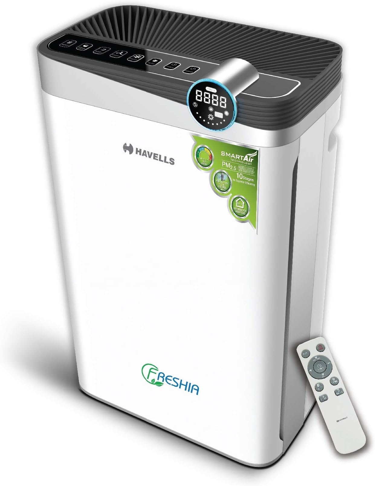 Buy Havells Freshia AP-58 85-Watt Air Purifier with Remote (White/Black ...