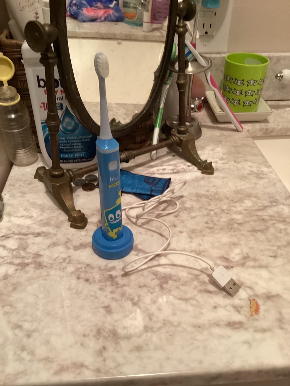 $8/mo - Finance Blu Smart Bluetooth Enabled Kids Toothbrush with Live ...