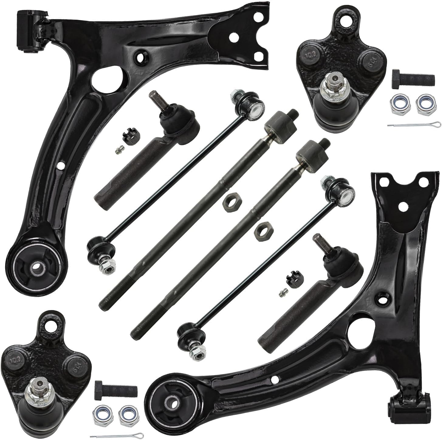 Amazon.com: Detroit Axle - 1.8L Front End Suspension Kit for 2009-2013 ...