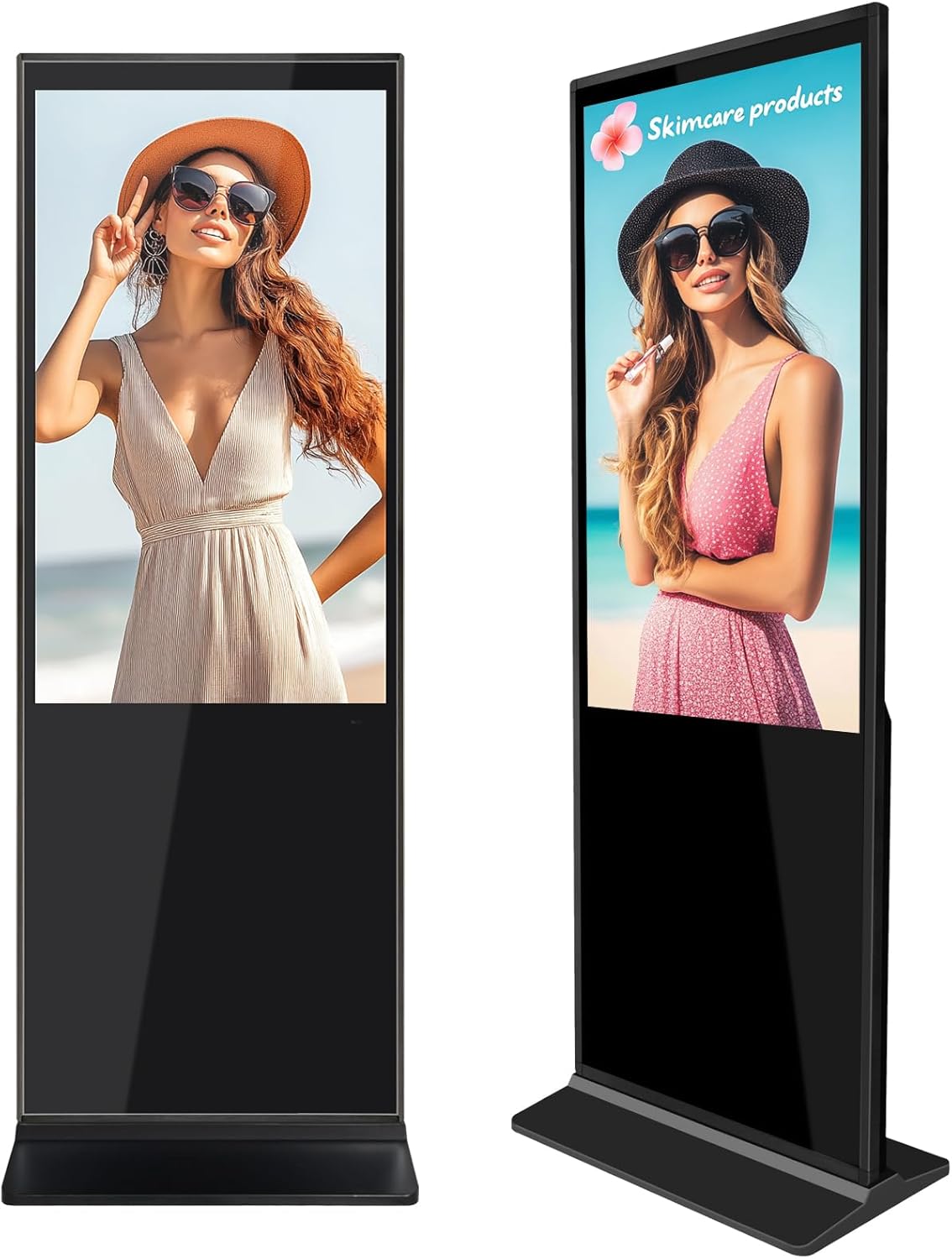 Amazon.com: 43 inch Digital Signage Kiosk 1080P IPS LCD Screen Floor ...