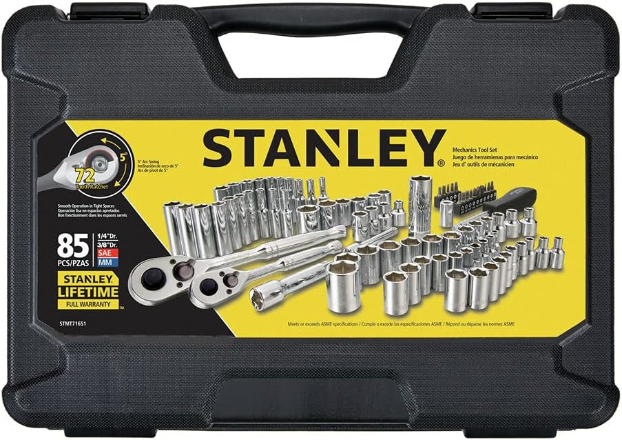 STANLEY Juego de Herramientas Mecánicas Racing 150 Piezas 97-543 ...