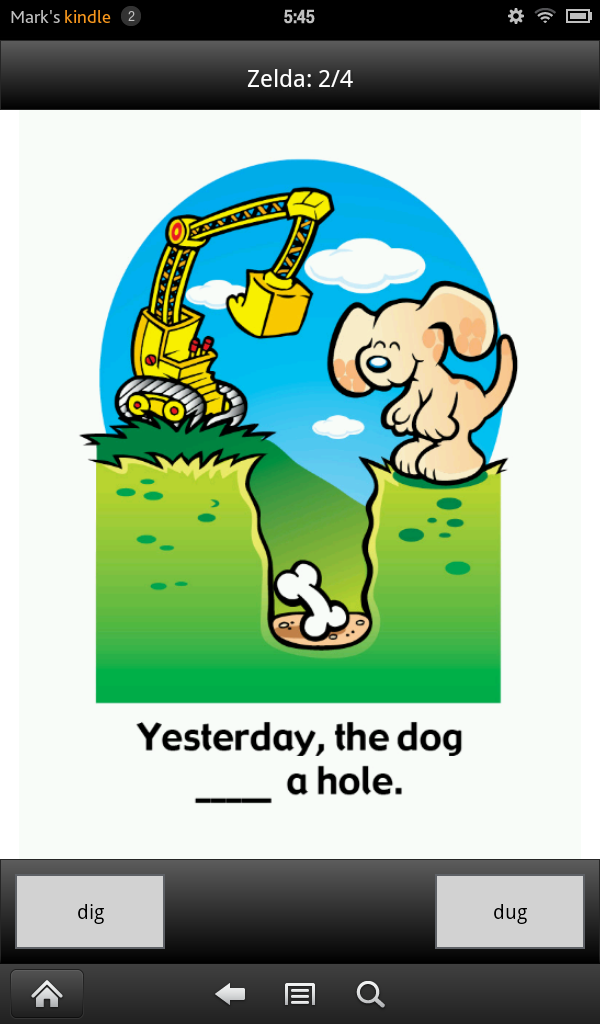 Irregular Verbs Fun Deck - App on Amazon Appstore