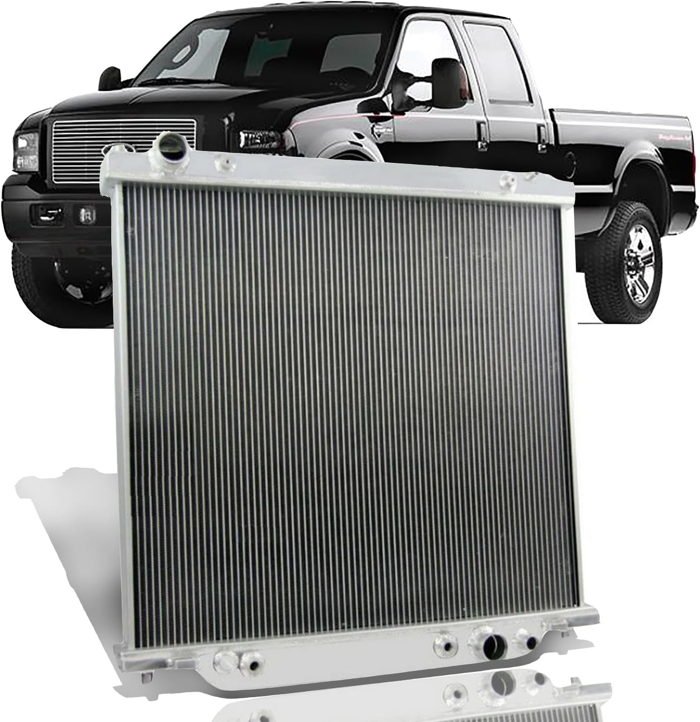Amazon.com: Primecooling 45MM 3 Row Aluminum Radiator for Ford F250 ...