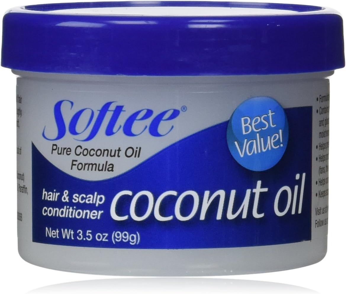 Amazon.com : Softee Coconut Oil Hair & Scalp Conditioner - 5oz : Beauty ...
