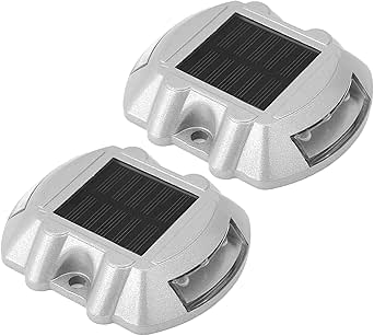 LED Road Reflector 2 Side Reflector Road Roadway Marker Driveway Solar ...