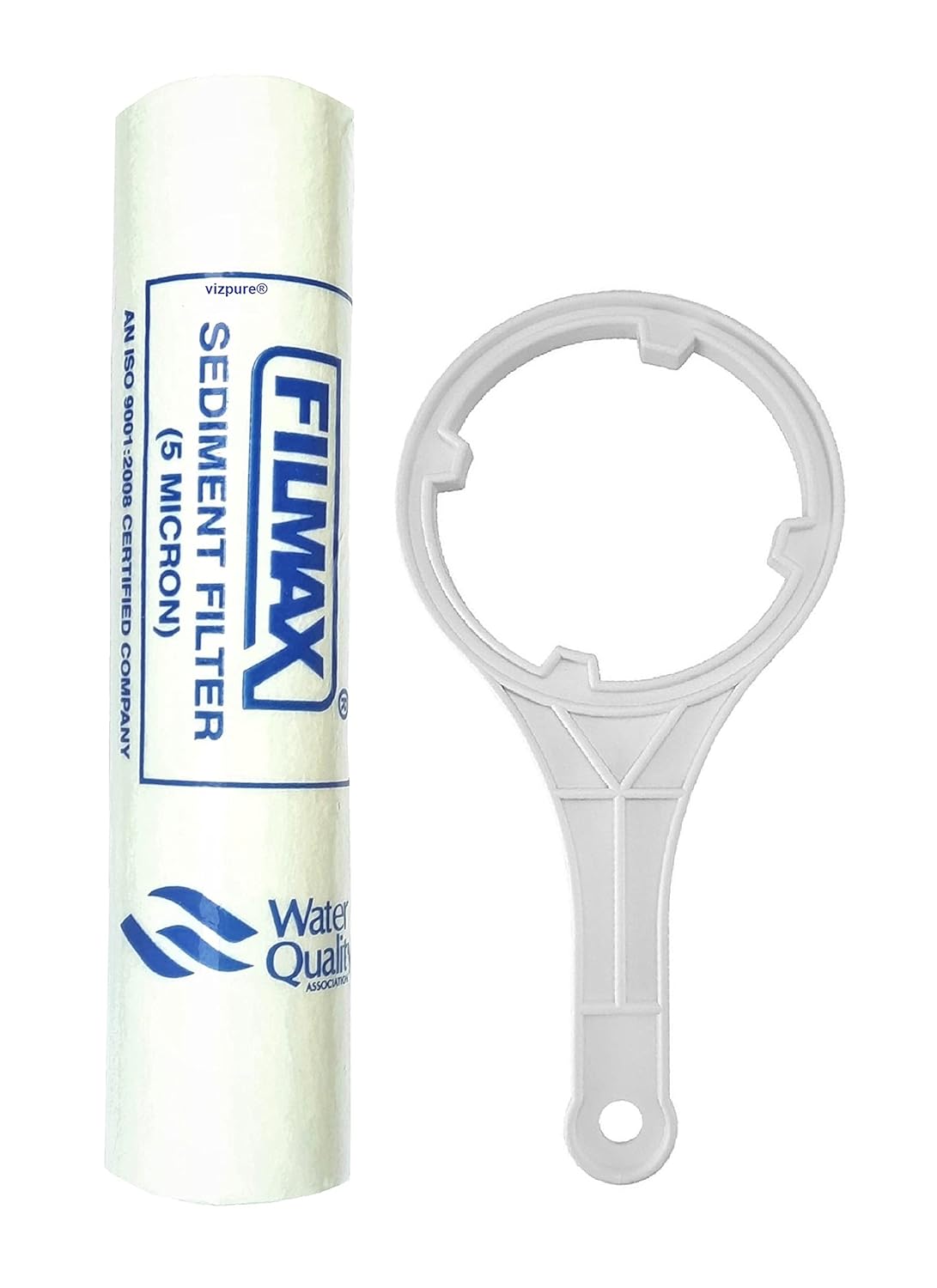 KWZ Filmax 100 Gram Heavy Duty 5 Micron 10x2.5 Inch PP Spun Filter ...