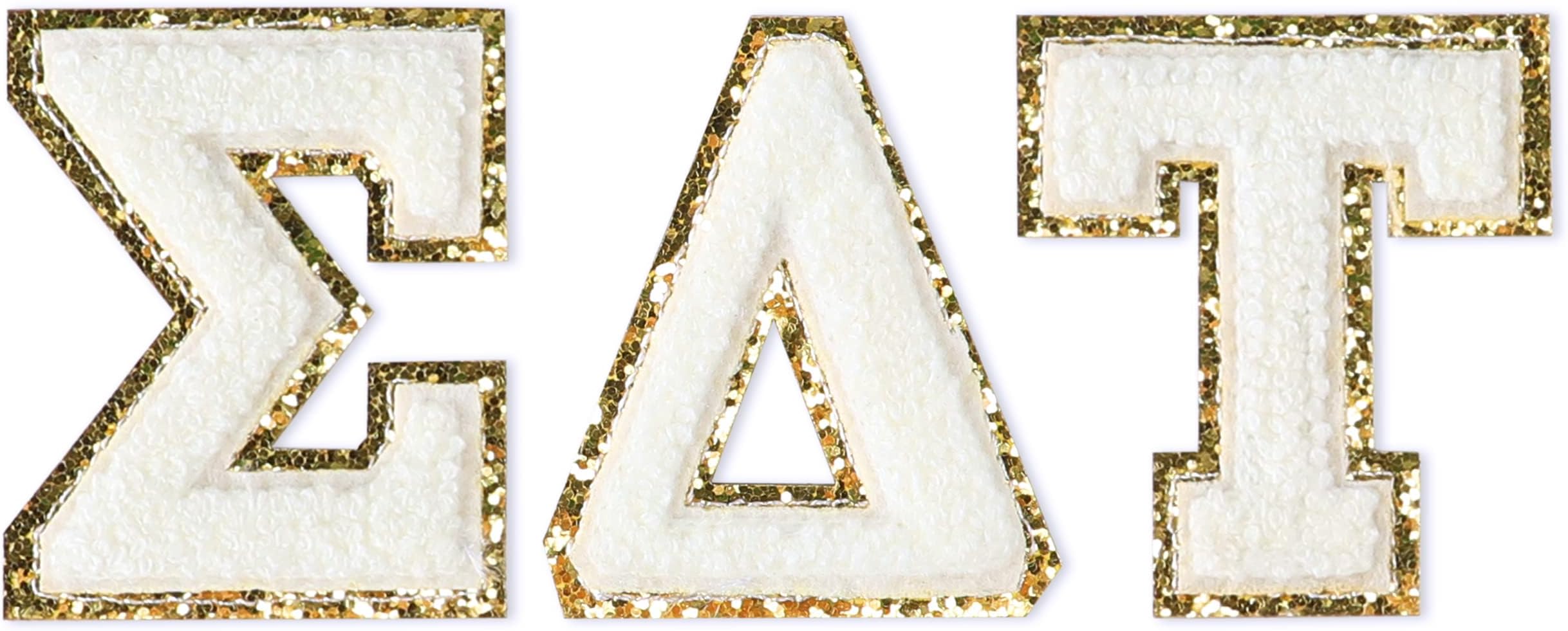 Amazon.com: Sorority Shop Sigma Delta Tau Chenille Letter Stickers ...