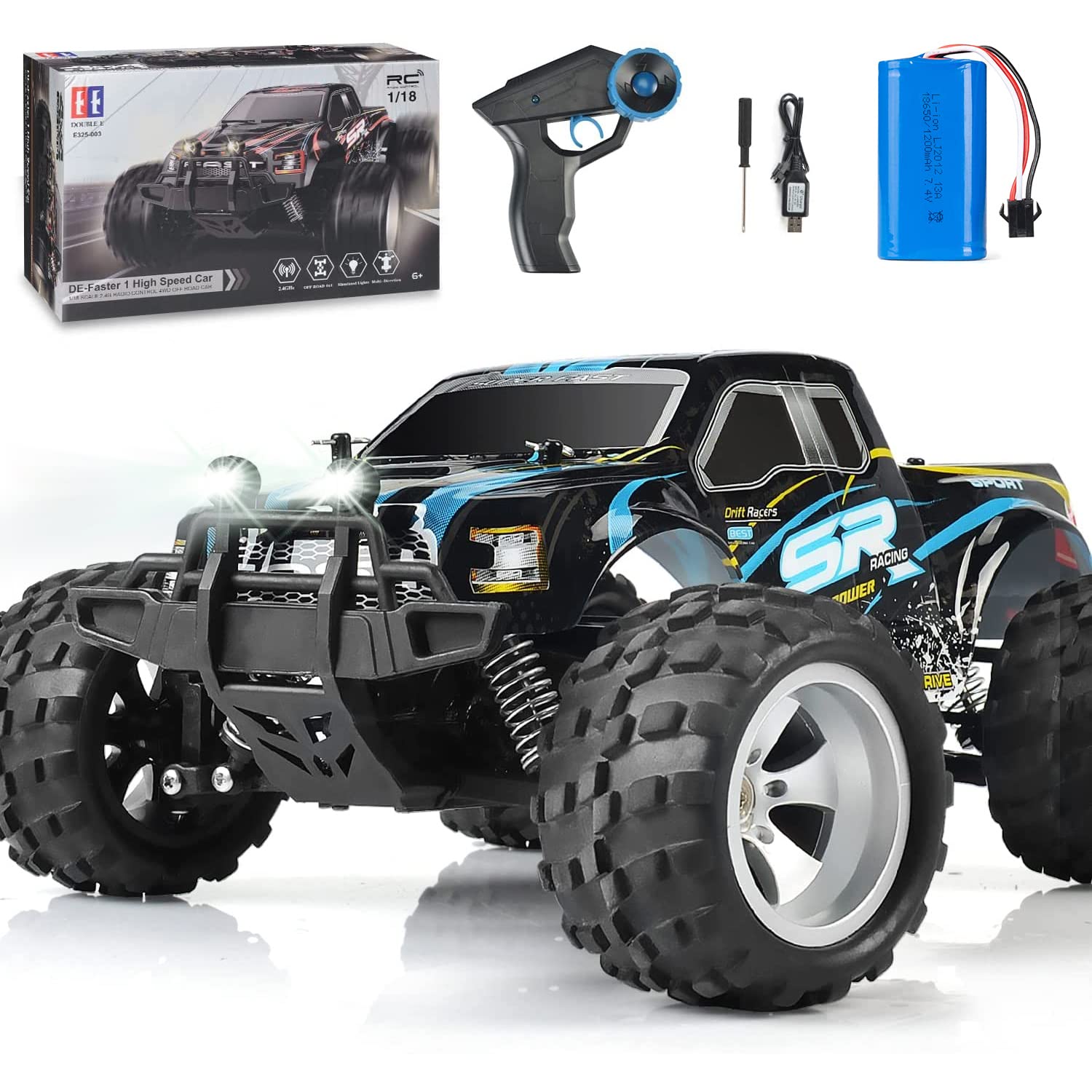 DOUBLE E Remote Control Car,4...B096V4D37F | Encarguelo.com