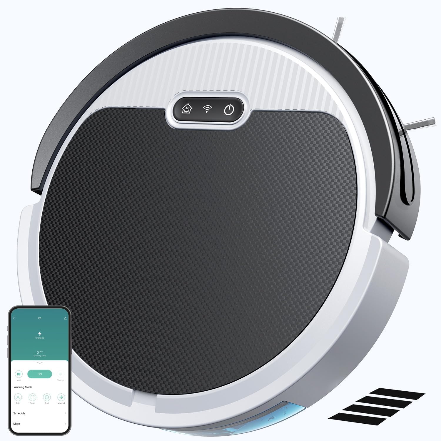 Amazon.com - Dyrabitick V3 Robot Vacuum and Mop, 3 in 1 Combo Cleaner ...