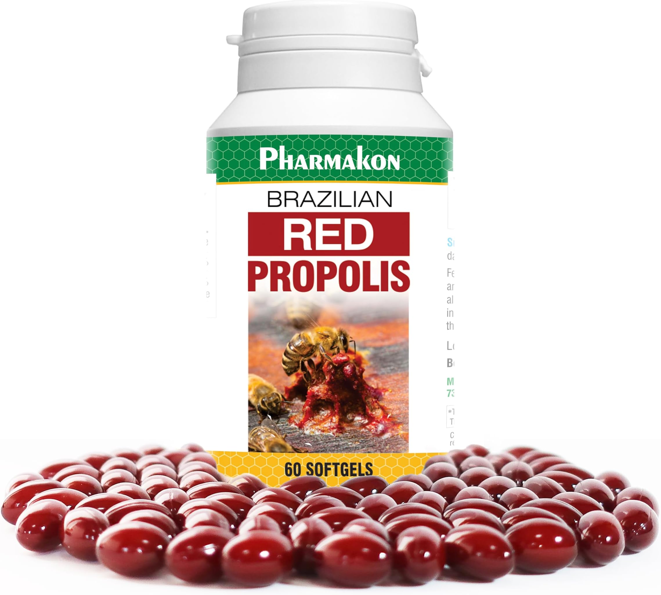 Amazon.com: PHARMAKON Brazilian Propolis, Potent Extract Packed in ...