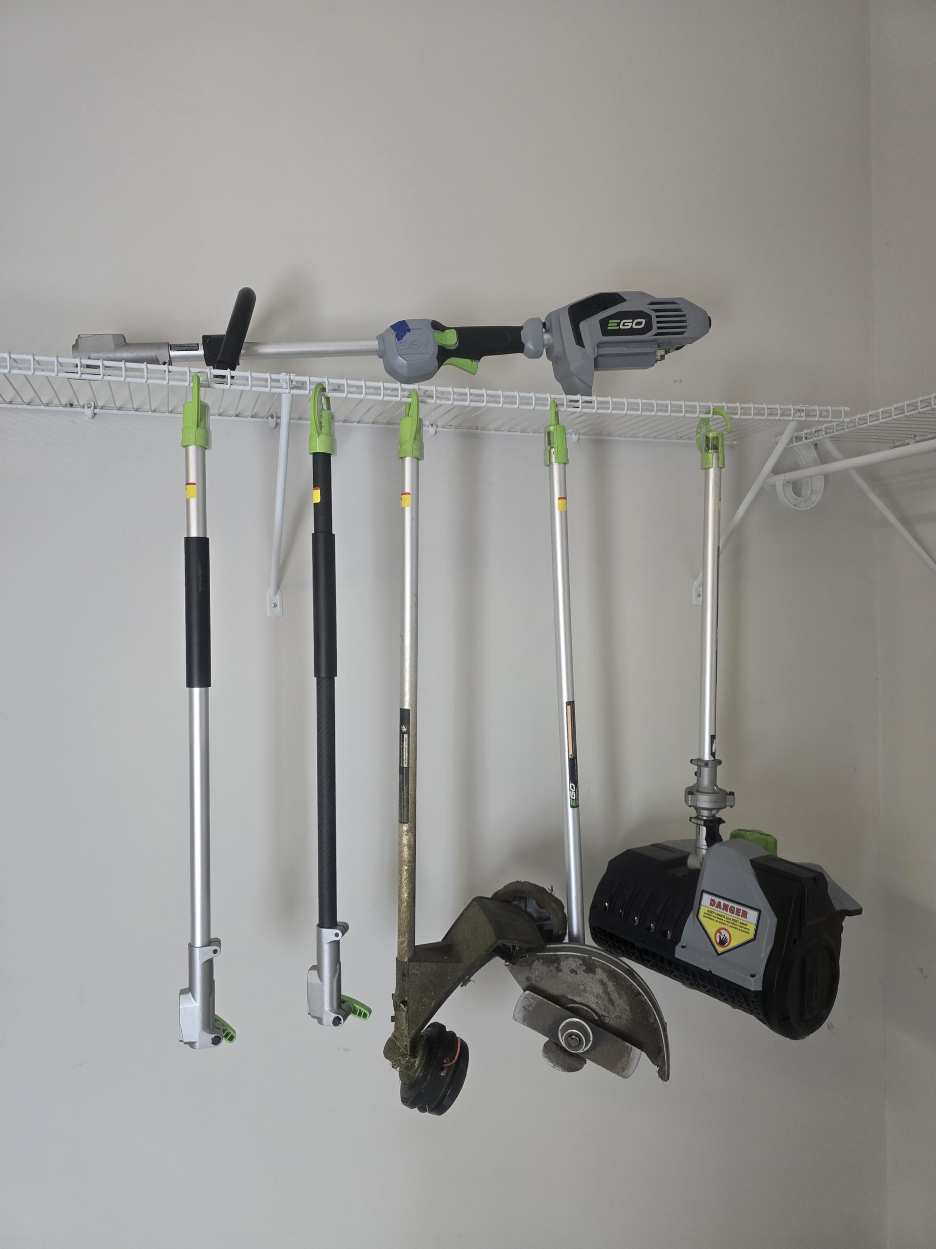 Ego Tool Storage C2M Wall Mount Organizer Rack For Leaf Blower & Weed ...