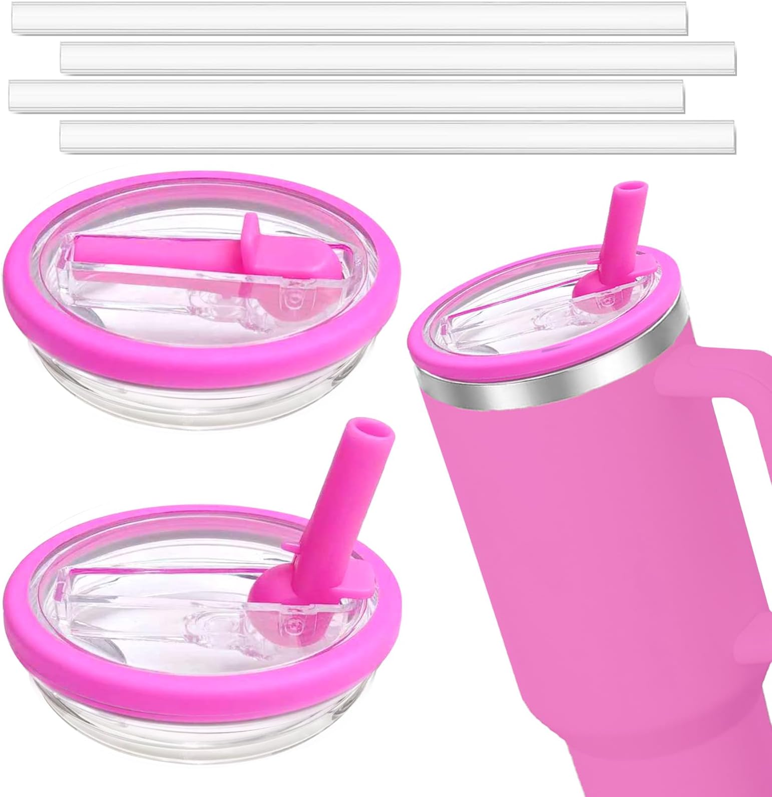 Amazon.com | 2 Pack 40 oz Tumbler Lid Replacement fit for Stanley Cup ...