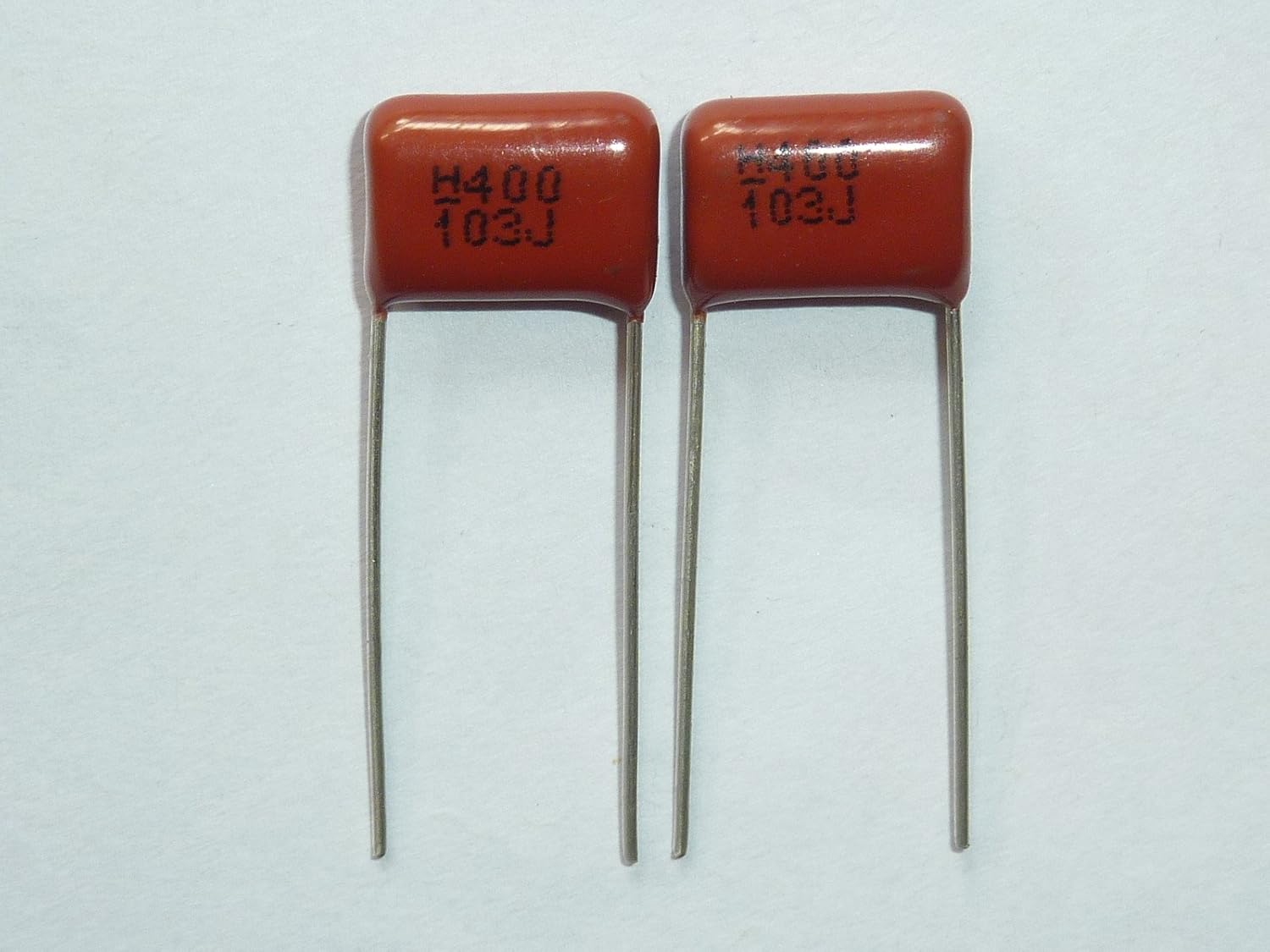 E-First 50PCS CBB21 103J 400V 0.01UF 10NF P10 Metallized Film Capacitor ...