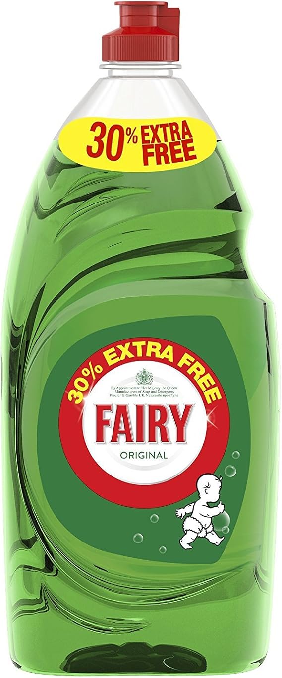 Fairy Original Washing Up Liquid Green With Liftaction 1150ml : Amazon ...