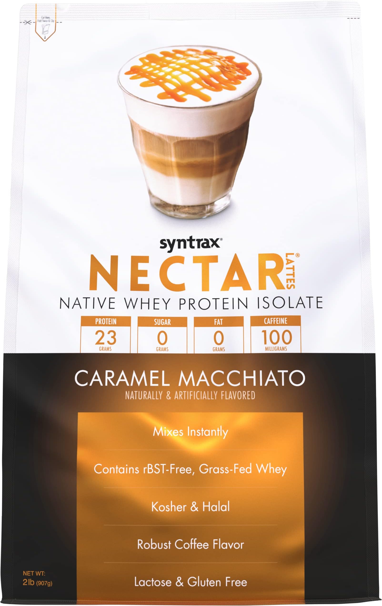 Amazon.com: Syntrax Nutrition Nectar, 100% Whey Isolate Protein Powder ...