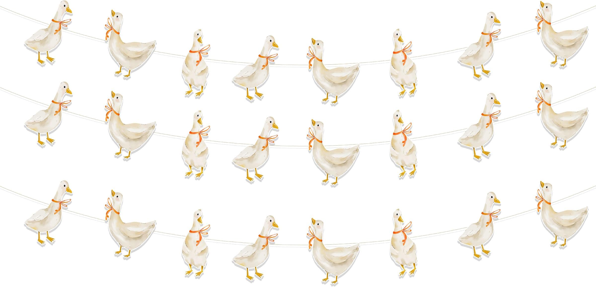 Amazon.com: Goose Party Decorations,Duck Banner,Farm Animal Themed ...