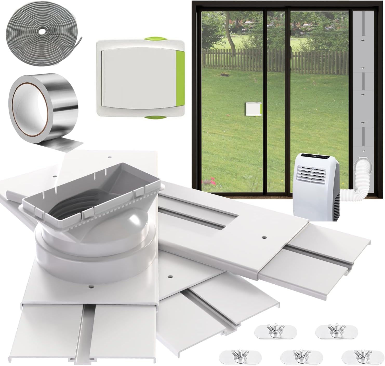 MIDEA Climatiseur Mobile Silencieux 12000 BTU avec Évacuation ...