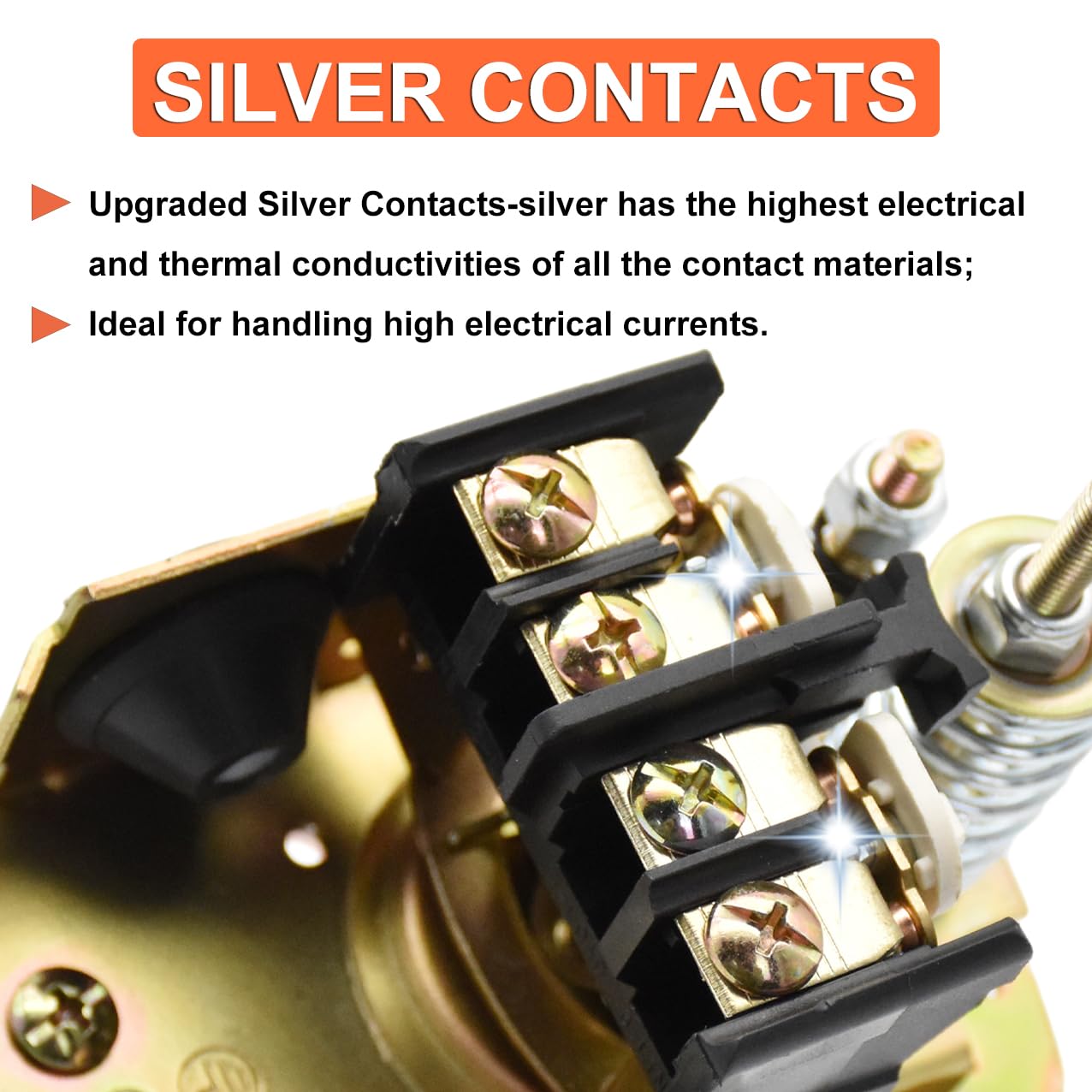 Snapklik.com : 40-60 PSI Water Pressure Switch For Well Pump, 110V 230V ...