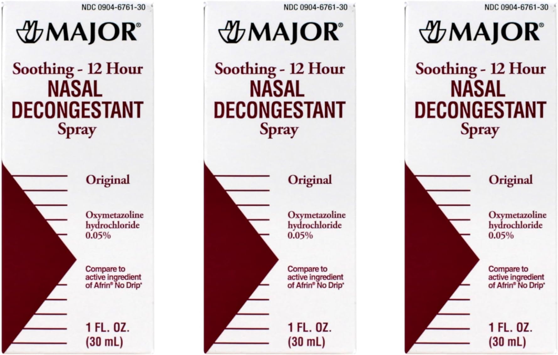 Amazon.com: Afrin Original Maximum Strength 12 Hour Nasal Congestion ...