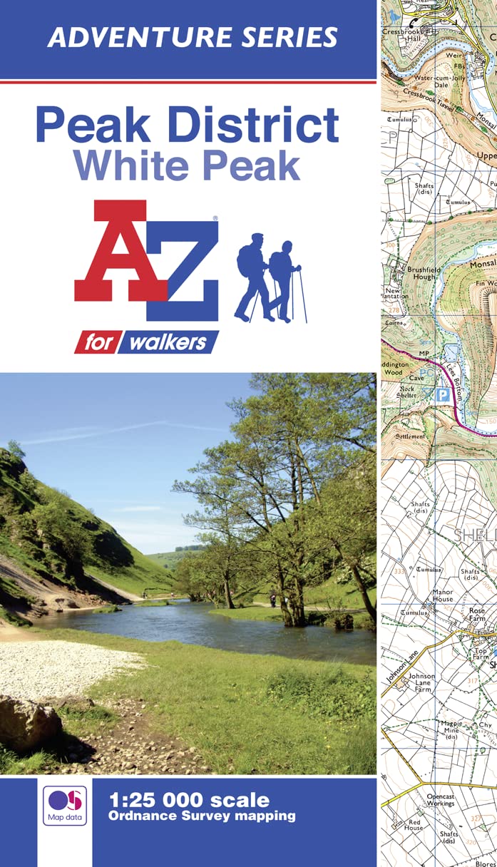 Peak District (White Peak) A-Z Adventure Atlas: Geographers' A-Z Map Co ...