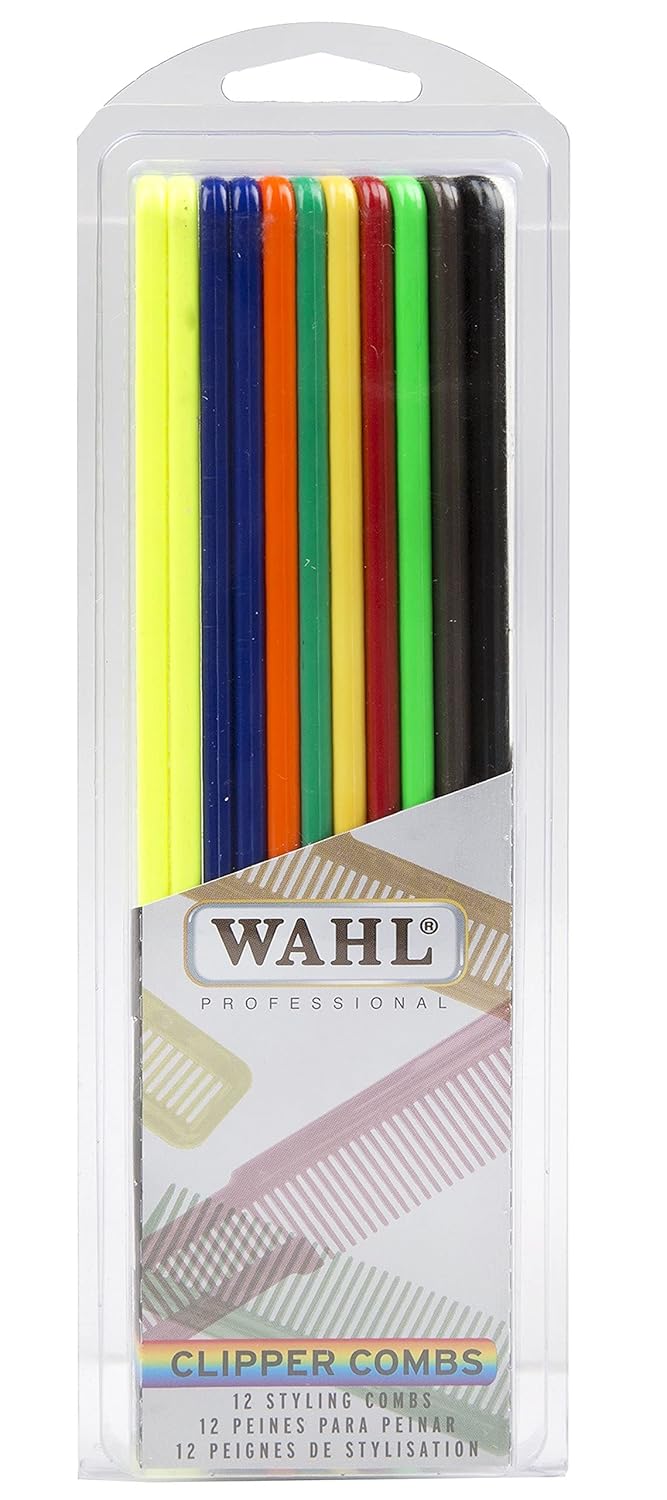 Amazon.com : Wahl Professional Styling Clipper Combs in Assorted Colors ...