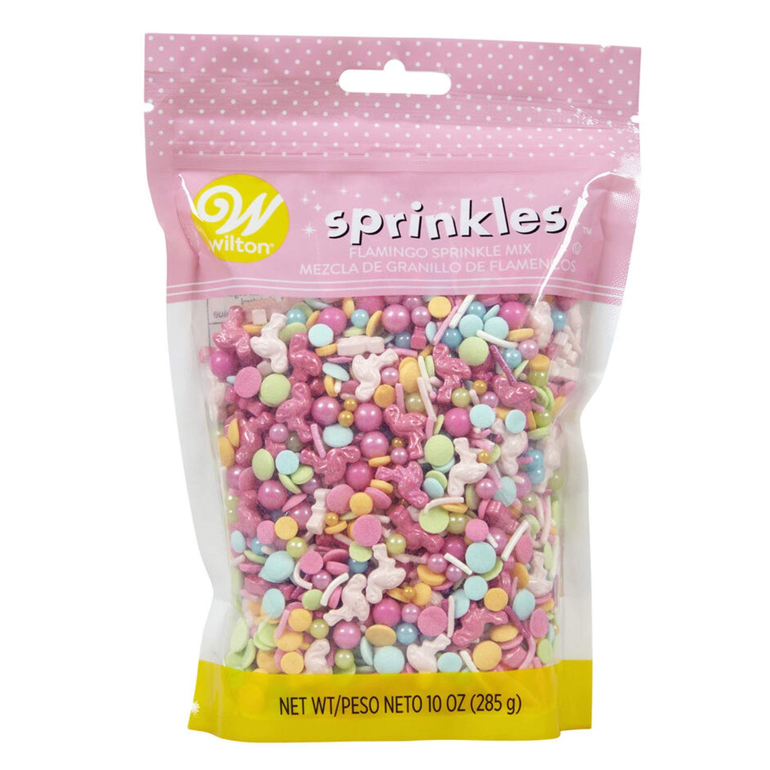 Amazon.com: Wilton Sprinkles 10oz Shaped Sprinkles Mix (Flamingo ...