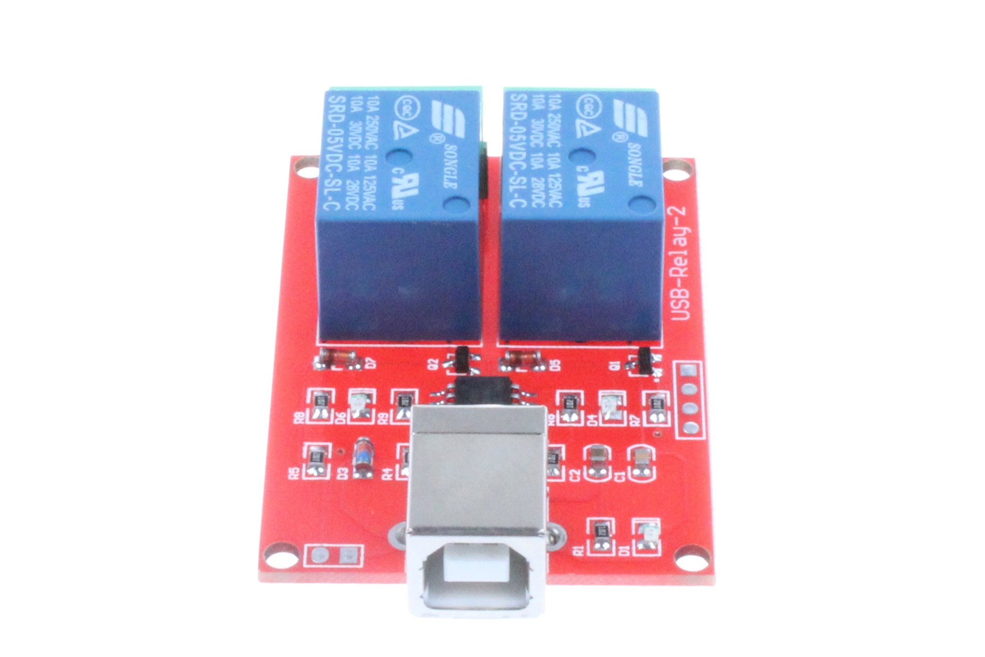 Snapklik.com : 2-Channel 5V Computer USB Control Switch Relay Module ...