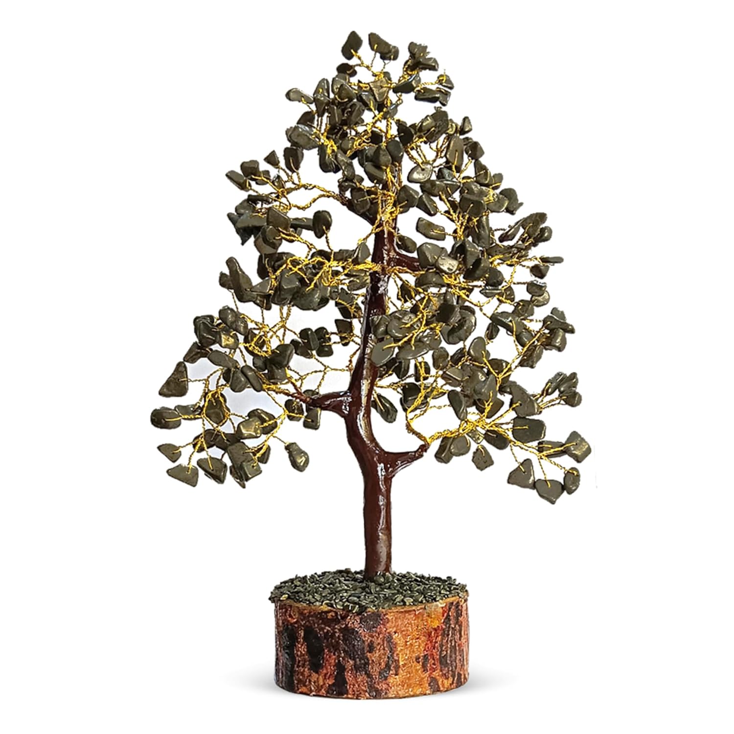 SOLAVA Pyrite Crystal Tree for Money - Money Stone Tree for Wealth ...