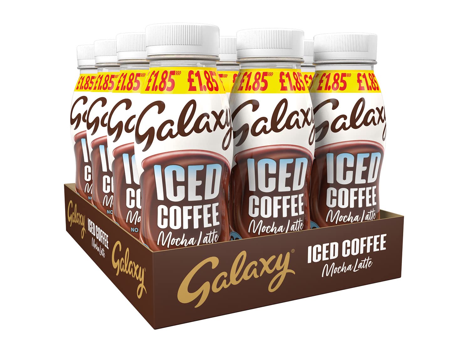 Galaxy Iced Coffee Mocha Latte 250ml Bottle (Pack of 12), Chocolate ...