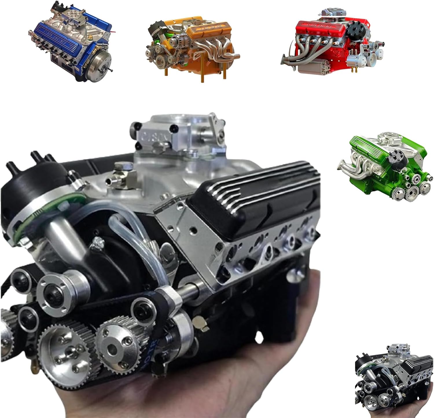 Amazon.com: Mini V8 Engine Kits That Runs,89%-Gasoline Ohv V8 Small ...