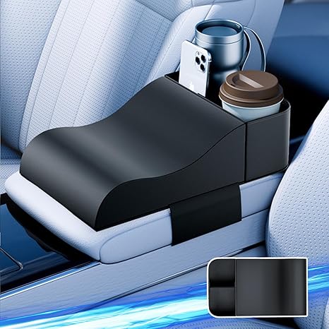 Amazon.co.jp: Suzuki Solio Delica D2 Armrest Cushion, Car Storage Box ...