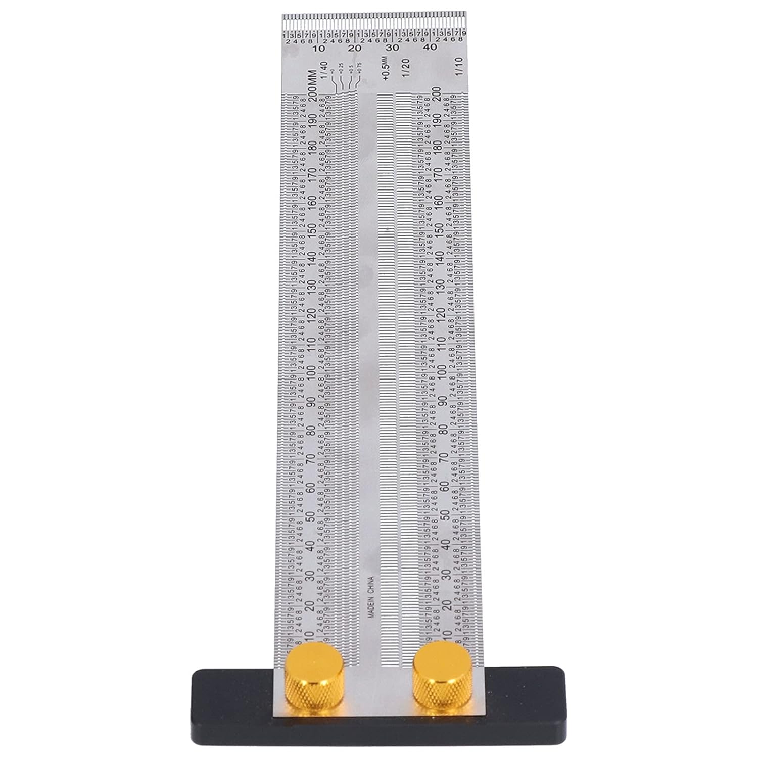 Carp Marking Scale, T?shaped Hole Ruler Accurate Clear for Carpenters ...