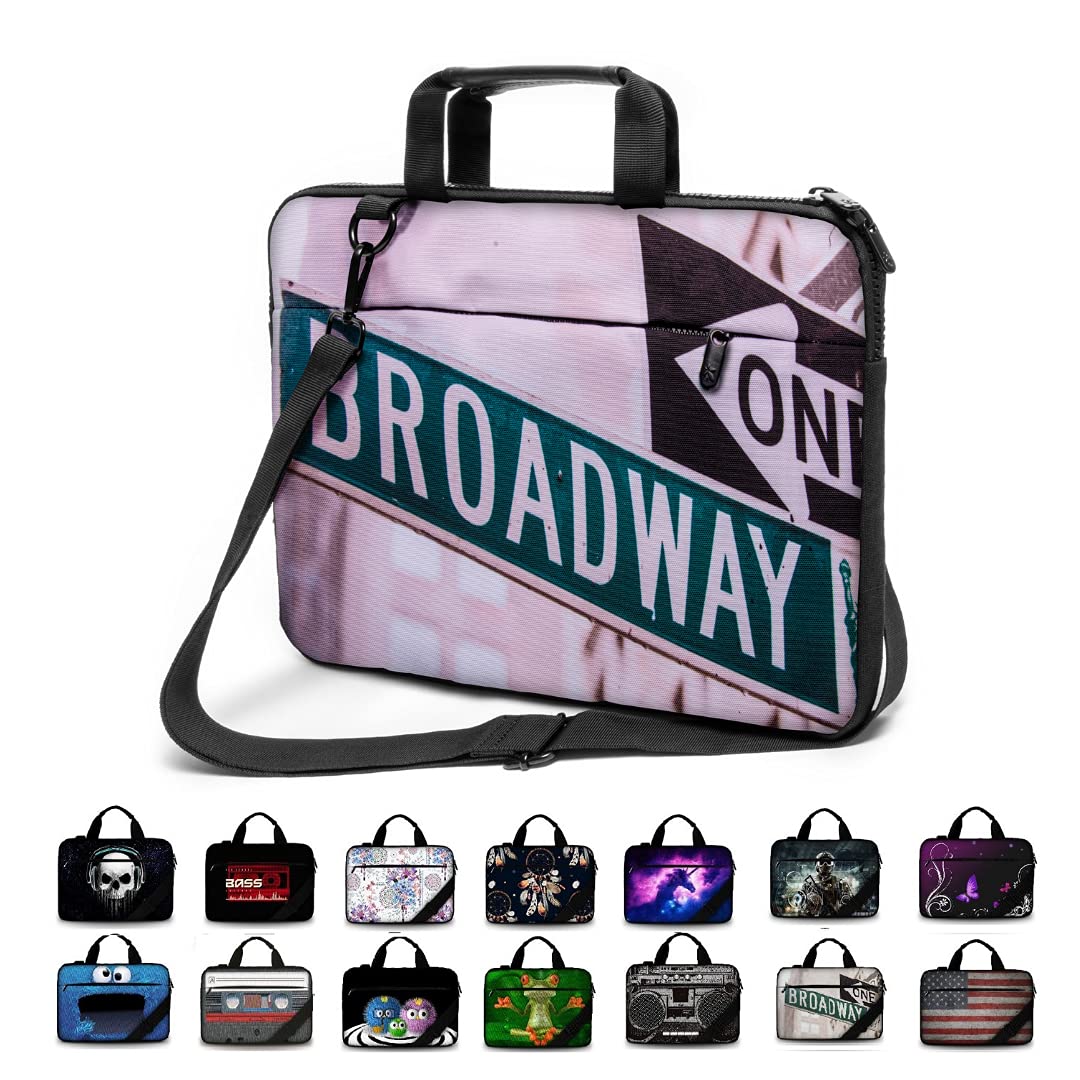 Amazon.com: Funky Planet Laptop Case with Strap - 17 inch Computer ...