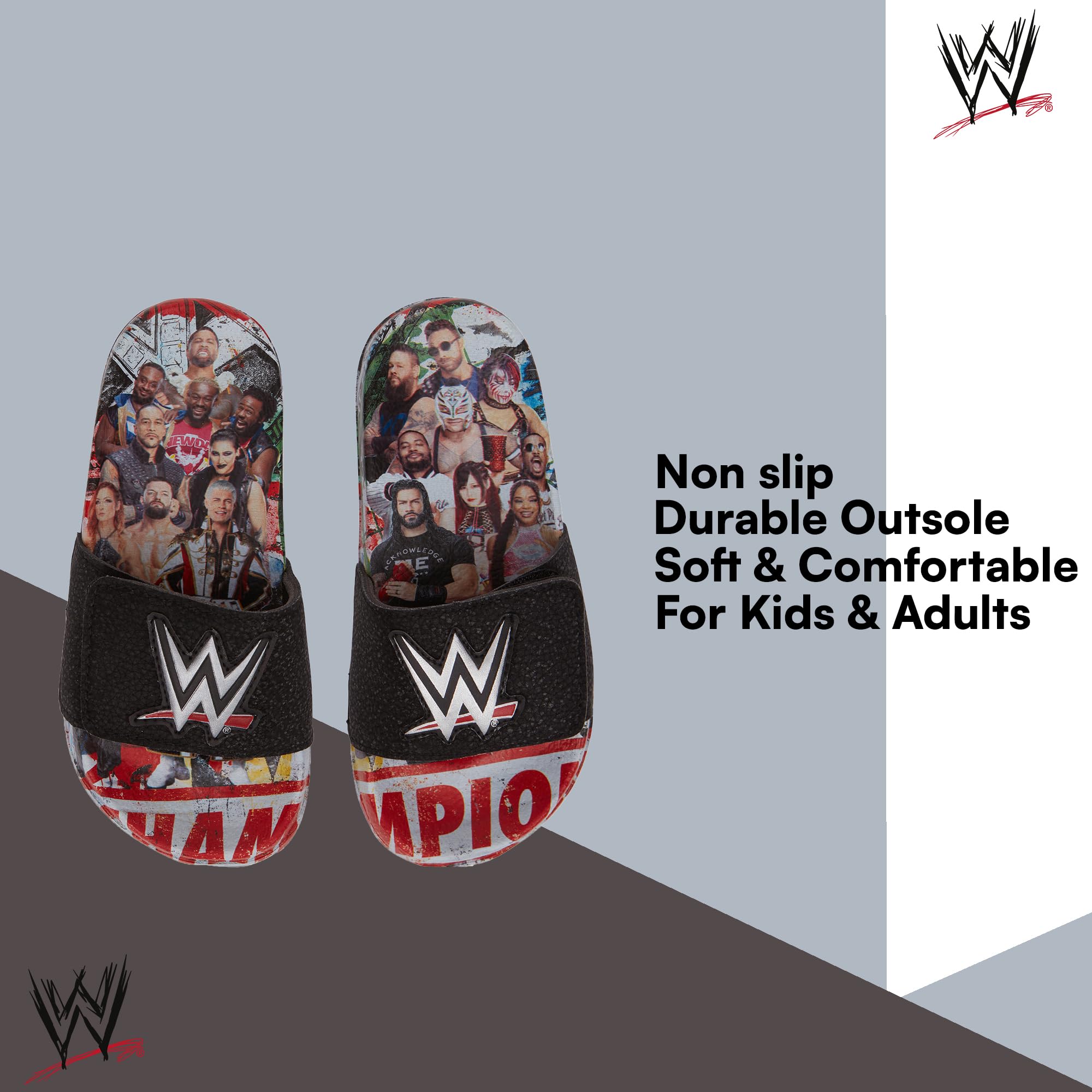 Snapklik.com : WWE Boys Championship Belt Slides - John Cena, Roman ...