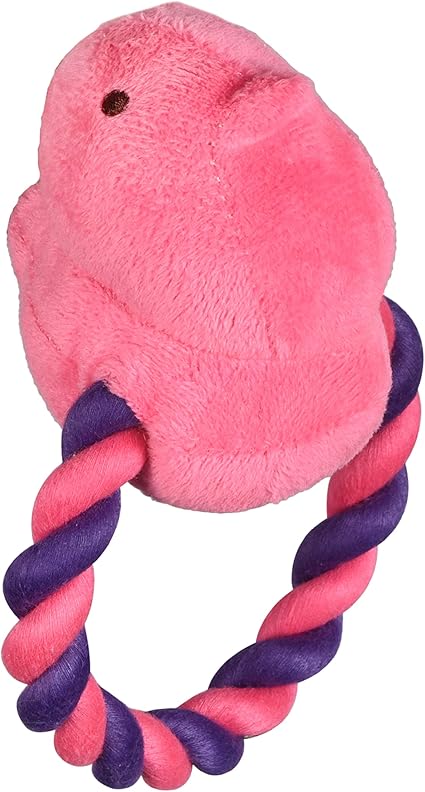 Pet Supplies : Peeps for Pets Plush Chick Rope Pull Toy for Dogs ...