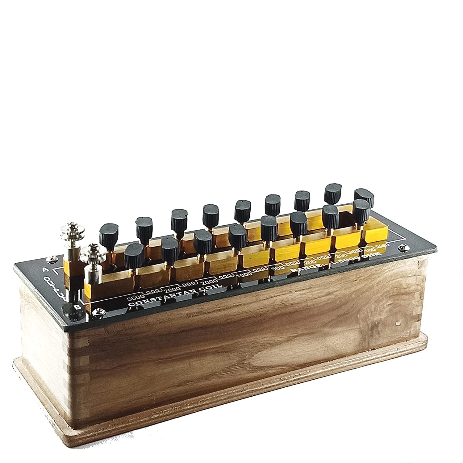 Buy LX Resistance Box Ohms Plug Type with 9 Keys for Laboratory Use in ...