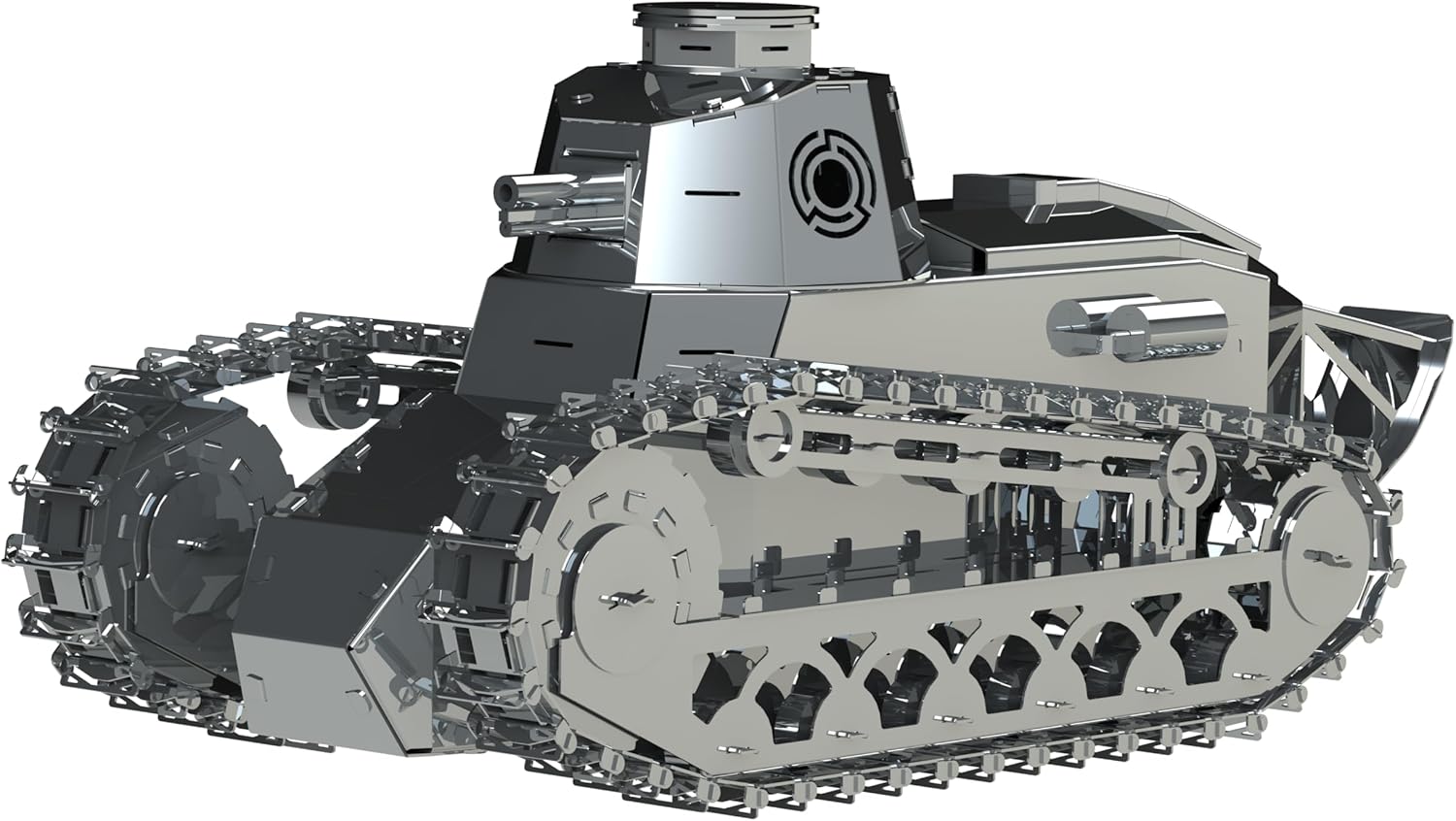 Amazon.com: METAL-TIME Nimble Fighter Tank, Tank FT-17 Model, Metal FT-17 Tank Model, 3D Puzzle ...