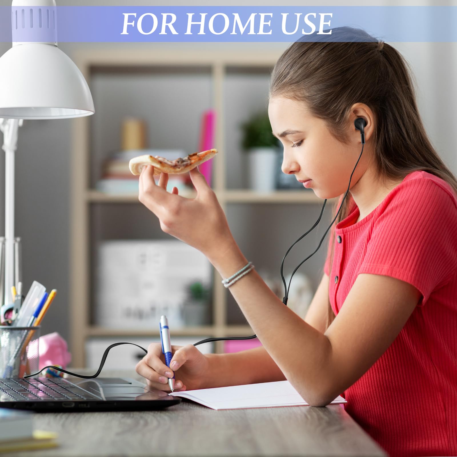 Snapklik.com : Kanayu 100 Pack Bulk Earbuds For Kids Students Classroom ...